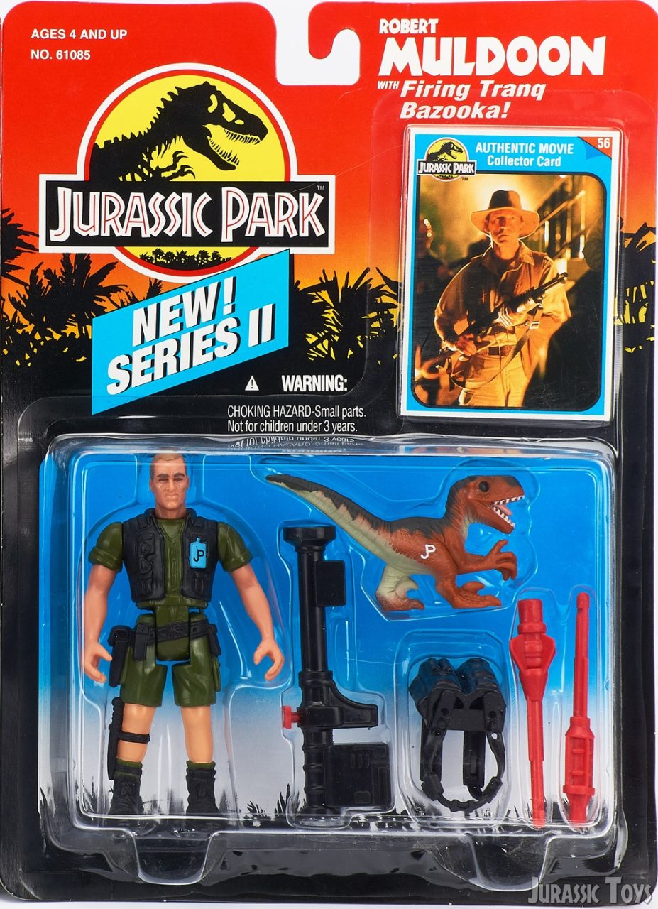 Robert Muldoon with Velociraptor | Jurassic Toys: The Museum