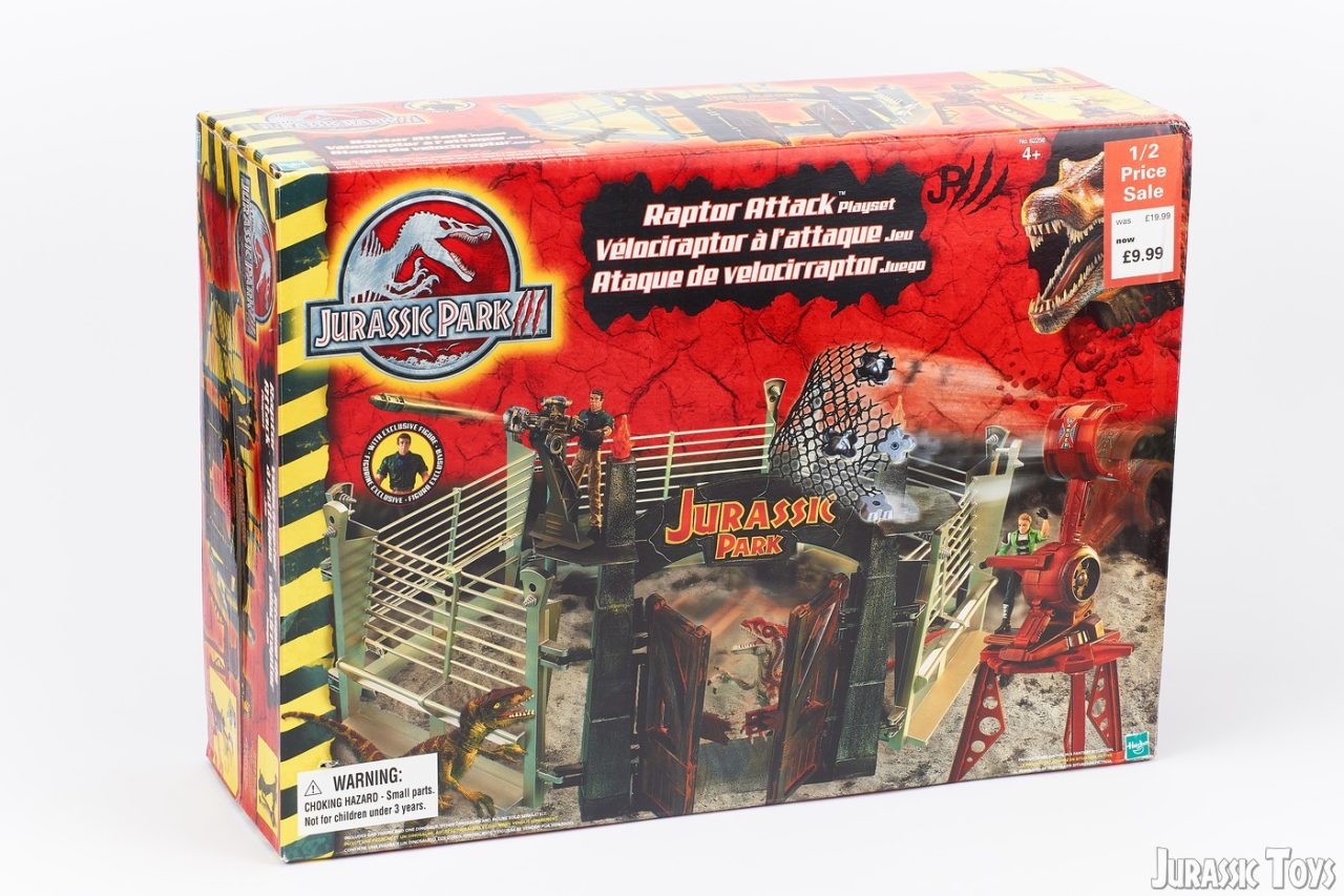Raptor Attack Playset with Alan Grant and Raptor | Jurassic Toys: The ...