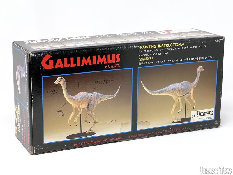 Gallimimus super detailed PVC model kit | Jurassic Toys: The Museum
