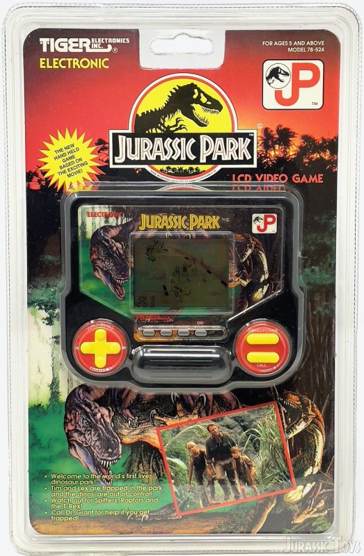 Tiger Electronics LCD video game | Jurassic Toys: The Museum