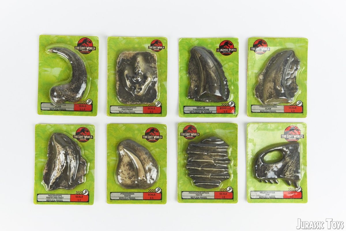 Nestlé cereal replica fossils (complete set) | Jurassic Toys: The Museum