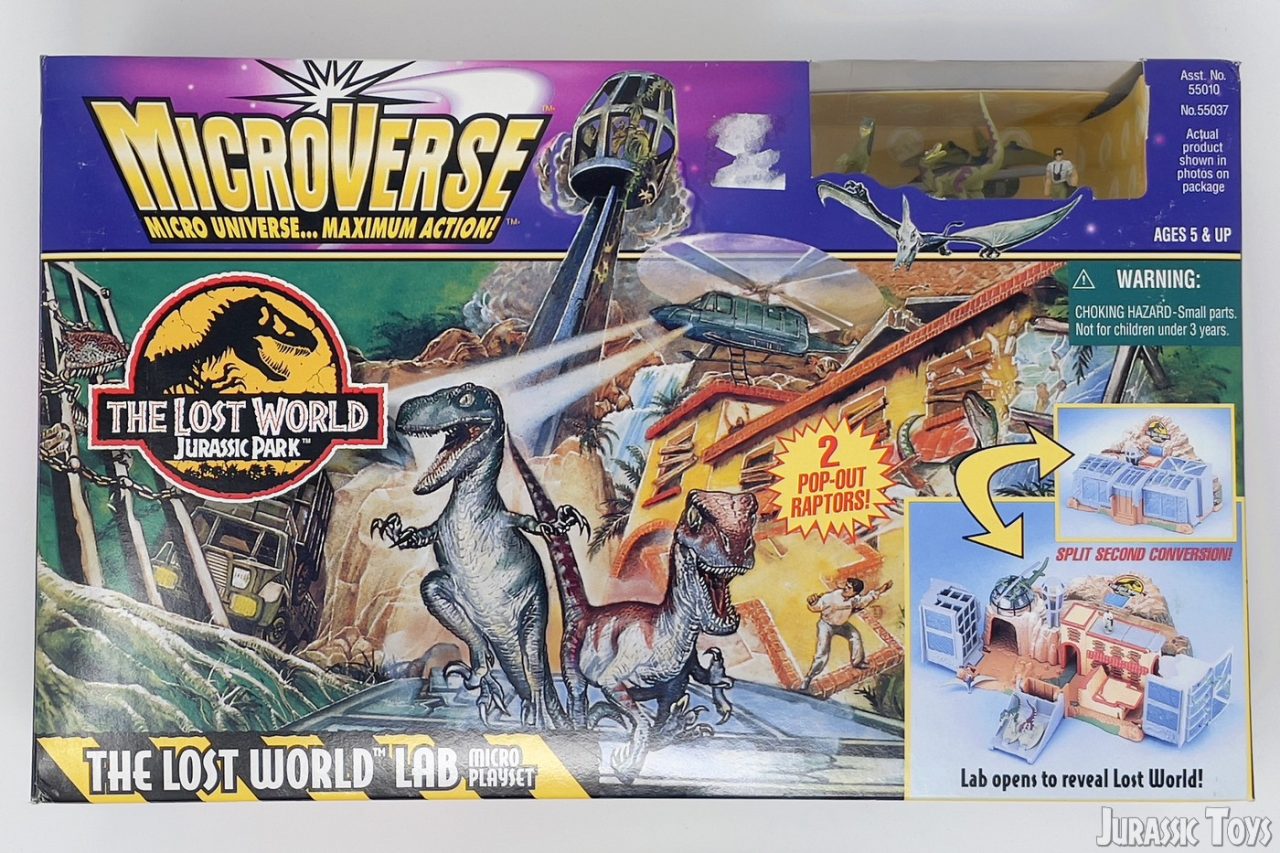 The Lost World Lab Micro playset | Jurassic Toys: The Museum