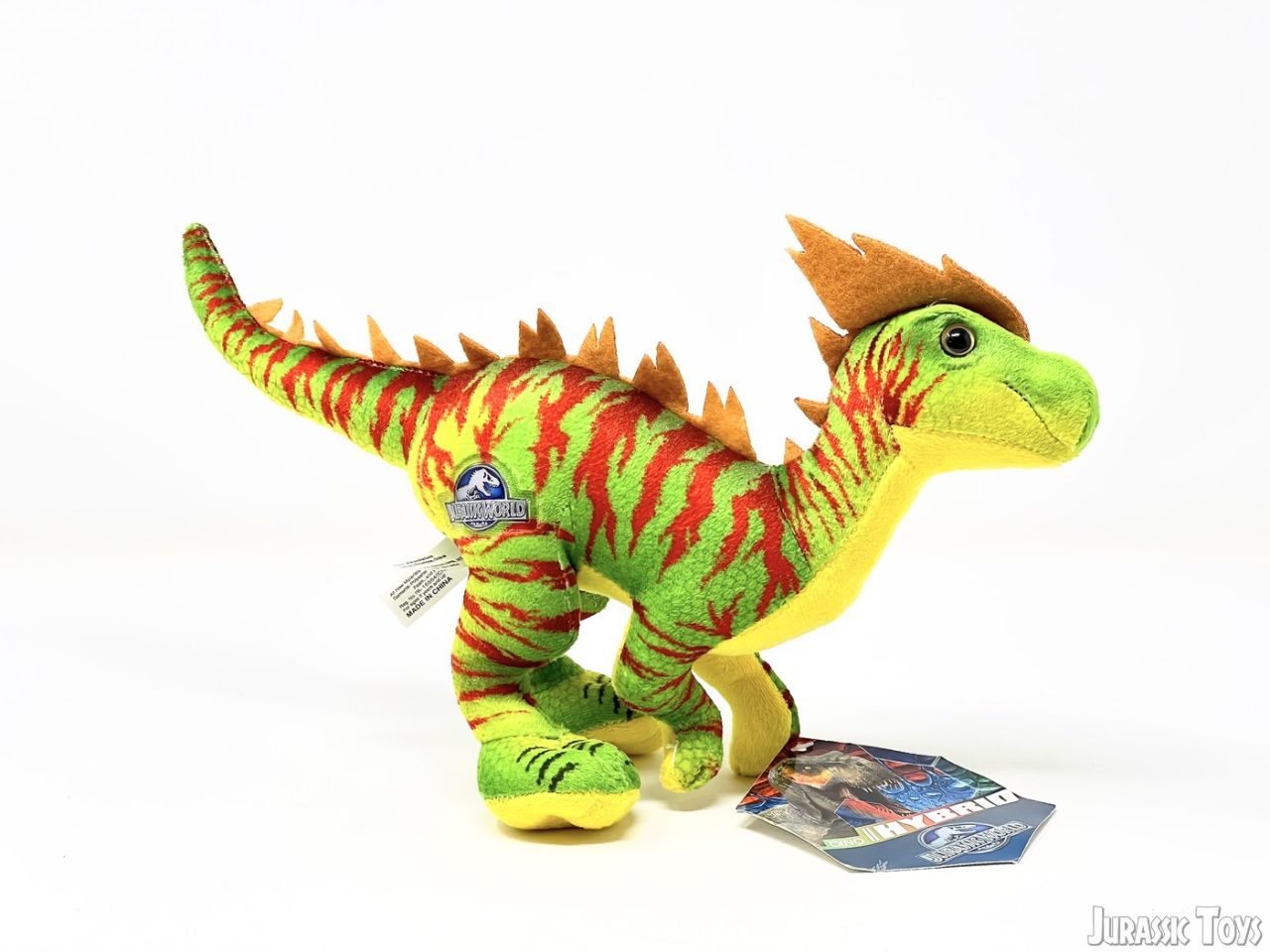 Hybrid Green Velociraptor plush | Jurassic Toys: The Museum