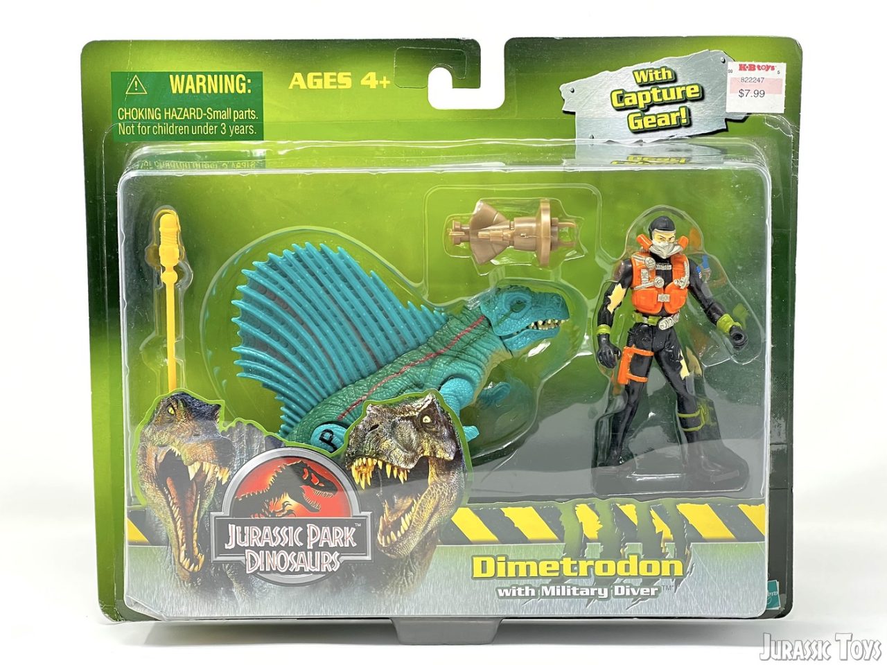 Dimetrodon with military diver | Jurassic Toys: The Museum