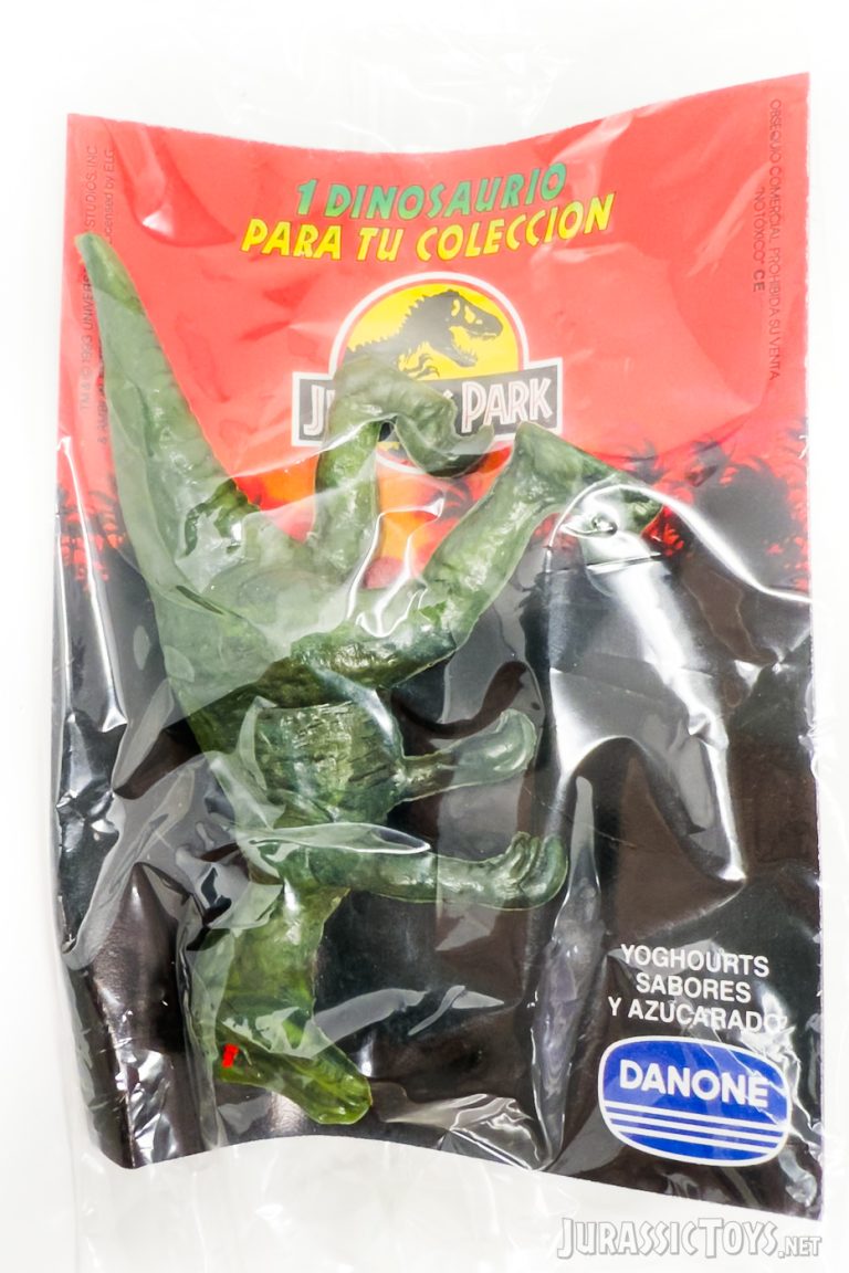 Danone collection Velociraptor (light green) | Jurassic Toys: The Museum