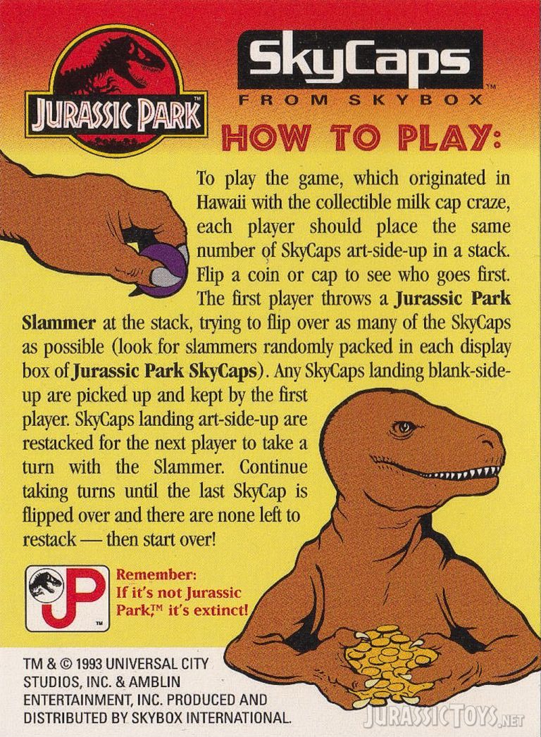 Jurassic Park Skycaps | Jurassic Toys: The Museum