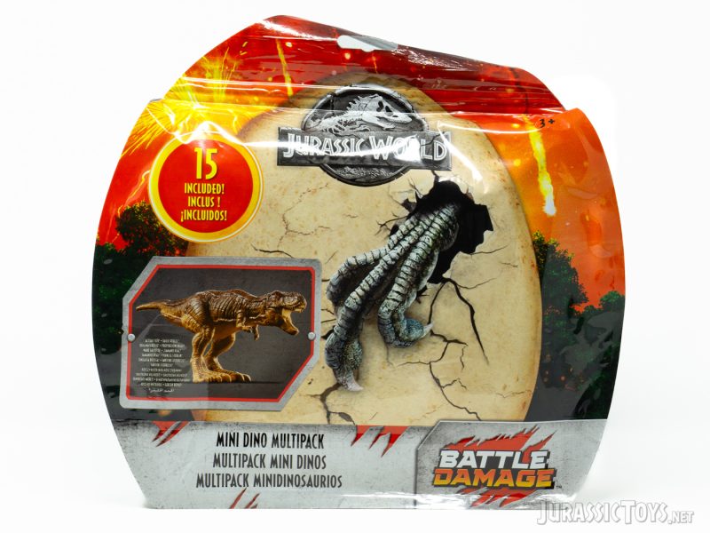 Battle Damage Mini Dino Multipack | Jurassic Toys: The Museum