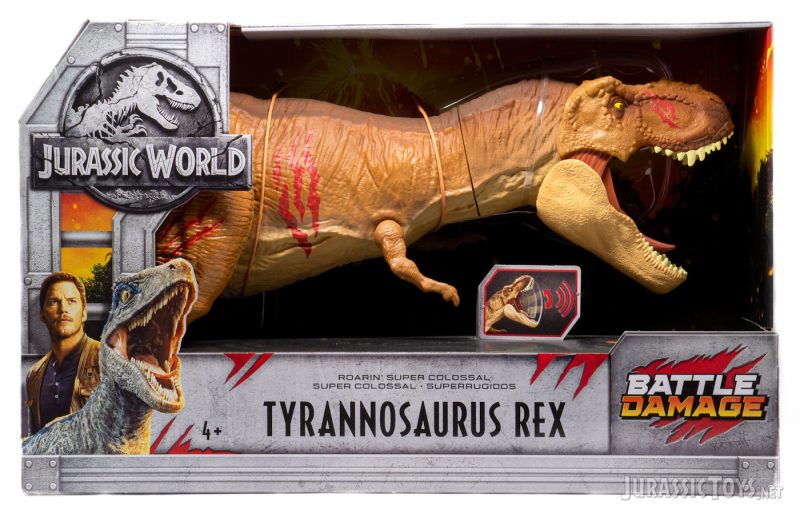 Battle Damage Roarin' Super Colossal T-Rex | Jurassic Toys: The Museum