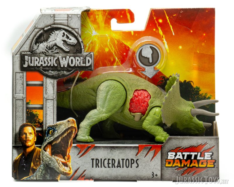 Battle Damage Triceratops | Jurassic Toys: The Museum