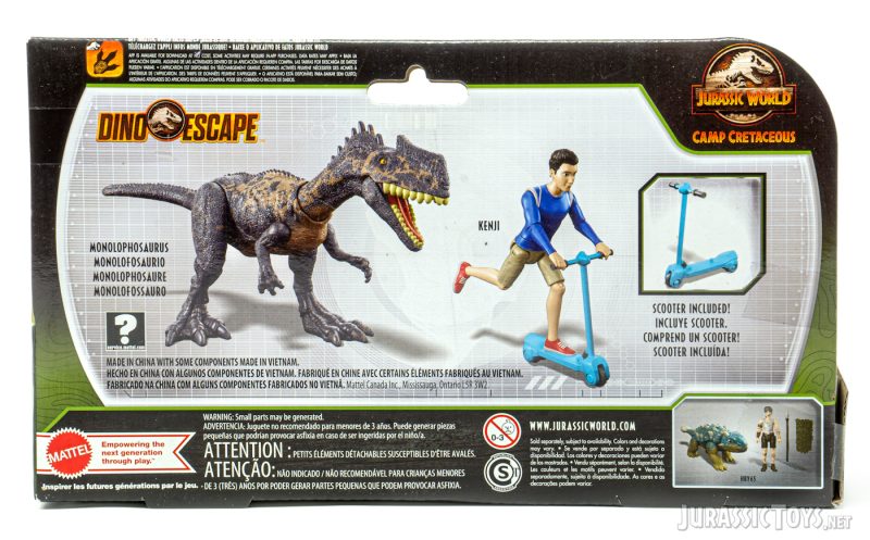 Story Pack Kenji & Monolophosaurus | Jurassic Toys: The Museum