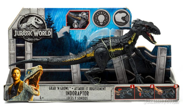 Grab 'n Growl Indoraptor | Jurassic Toys
