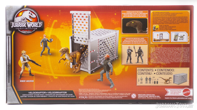 Velociraptor Containment Chaos Pack | Jurassic Toys: The Museum