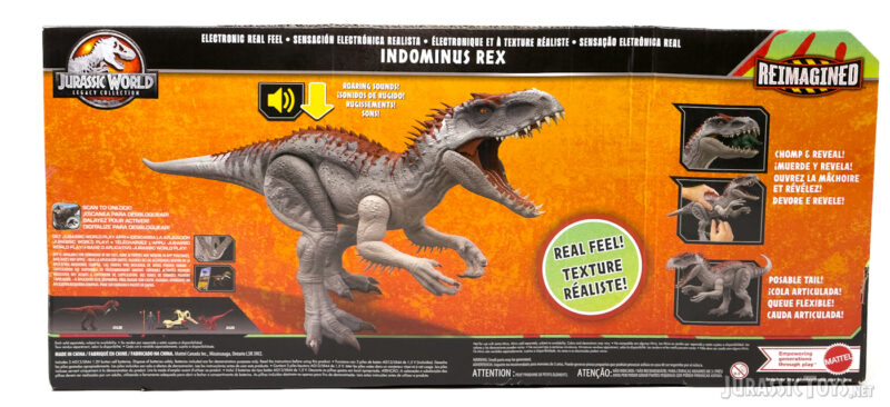 Electronic Real Feel Indominus Rex | Jurassic Toys: The Museum