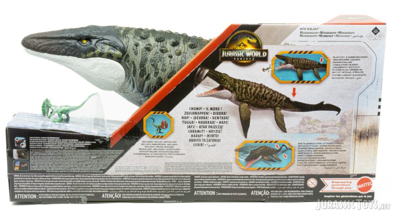 Bite 'N Blast Mosasaurus | Jurassic Toys: The Museum
