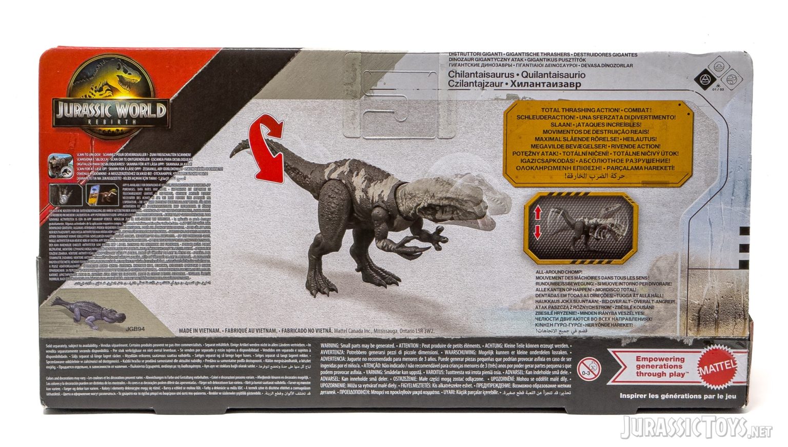 Gigantic Thrashers Chilantaisaurus | Jurassic Toys: The Museum