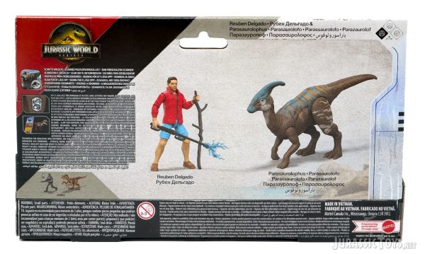 Story Pack Reuben Delgado & Parasaurolophus | Jurassic Toys: The Museum
