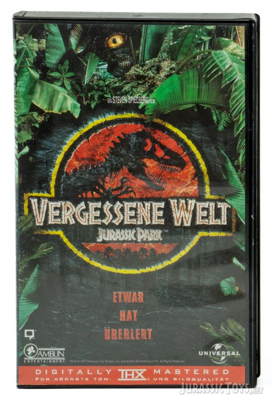 The Lost World: Jurassic Park VHS (German) | Jurassic Toys: The Museum